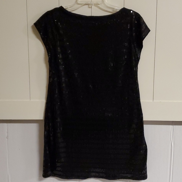 Passport | Dresses | Large Passport Black Shimmery Sequined Dress ...